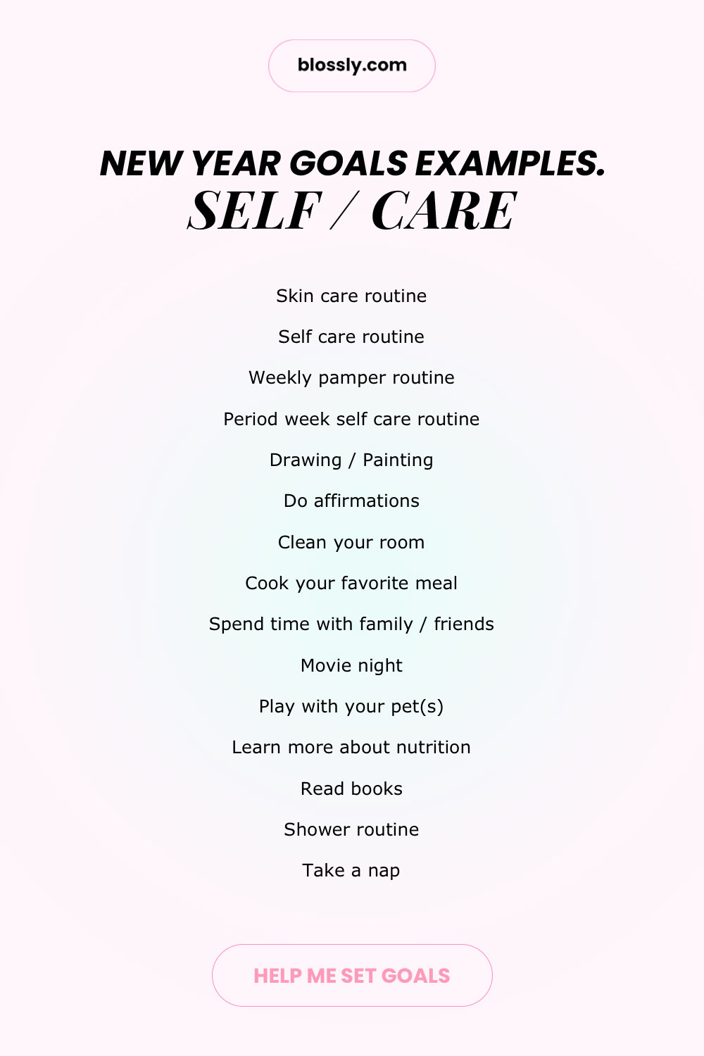 The 30 Day Blossom Challenge: Day 1 Write Down All Your Goals – Blossly