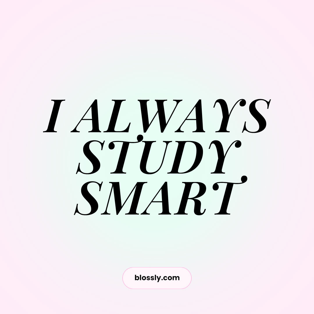 A+ Mindset: Affirmations For Academic Success! – Blossly