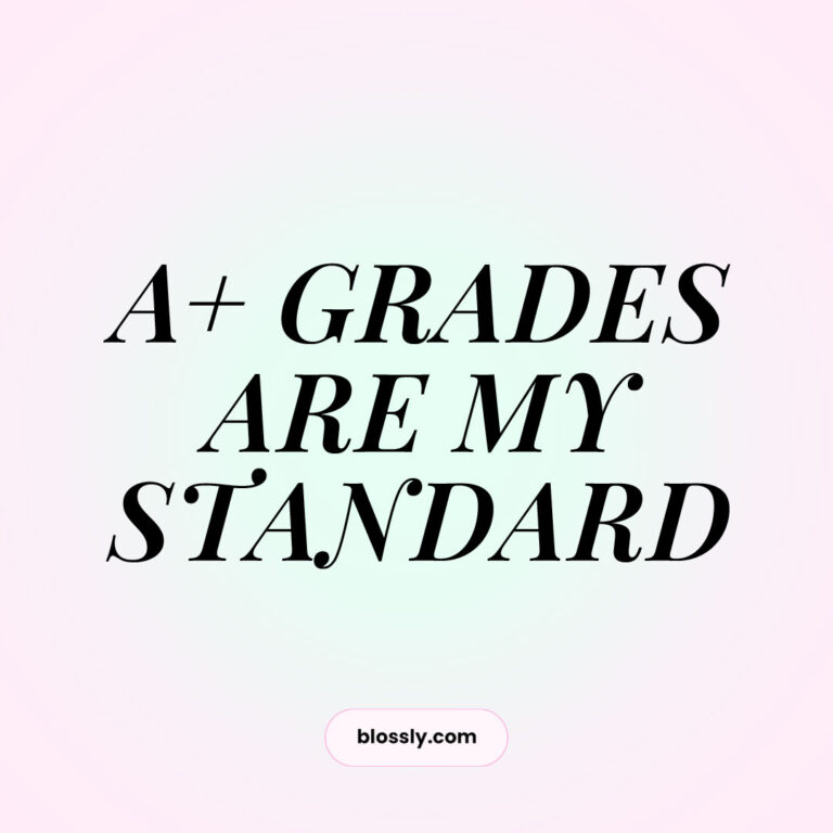 A+ Mindset: Affirmations For Academic Success! – Blossly