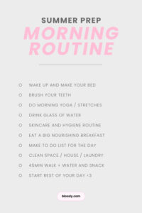 How to Have a 2024 Summer Glow Up | Your daily glow up schedule. – Blossly