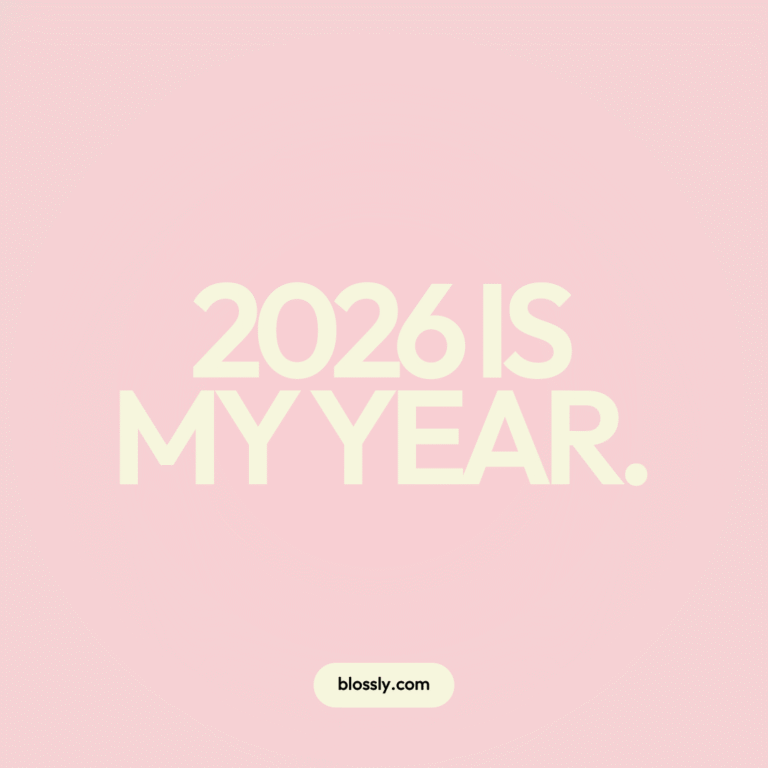Pink Vision Board Quote Dump (2026 Glow Up Prep) – Blossly